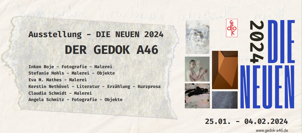 Die Neuen der Gedok A46 - Niederrhein Kunst